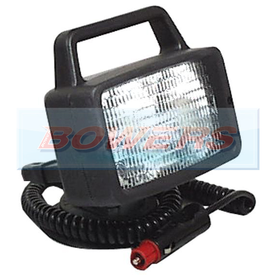 12v/24v Rectangular Magnetic Switched Halogen Work Lamp/Light - H Bowers